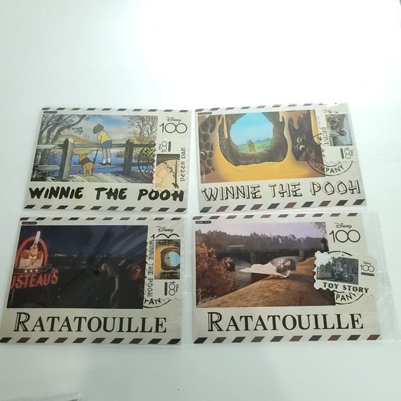 Card Fun | Art | Ratatouille Winnie The Pooh 4 Cards Fun Disney 0 ...
